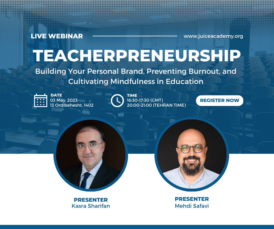 Teacherpreneurship webinar - Juice Academy
